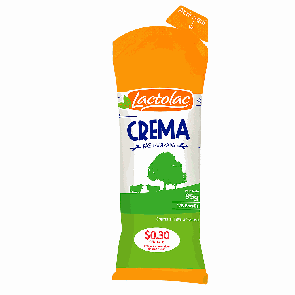 Crema 1/8 Bot | Lactolac de El Salvador